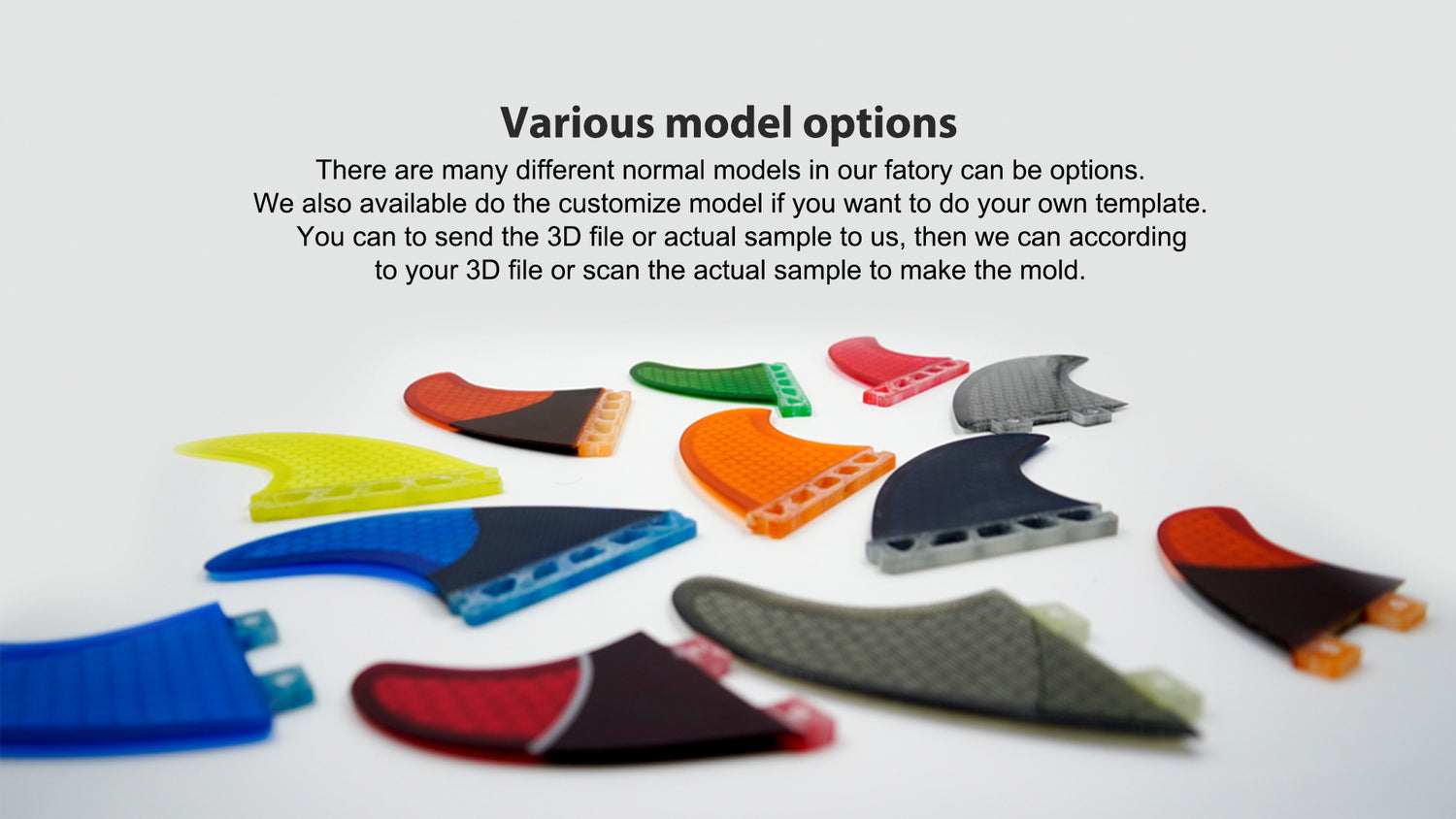 RTM molded fins – PROMAX